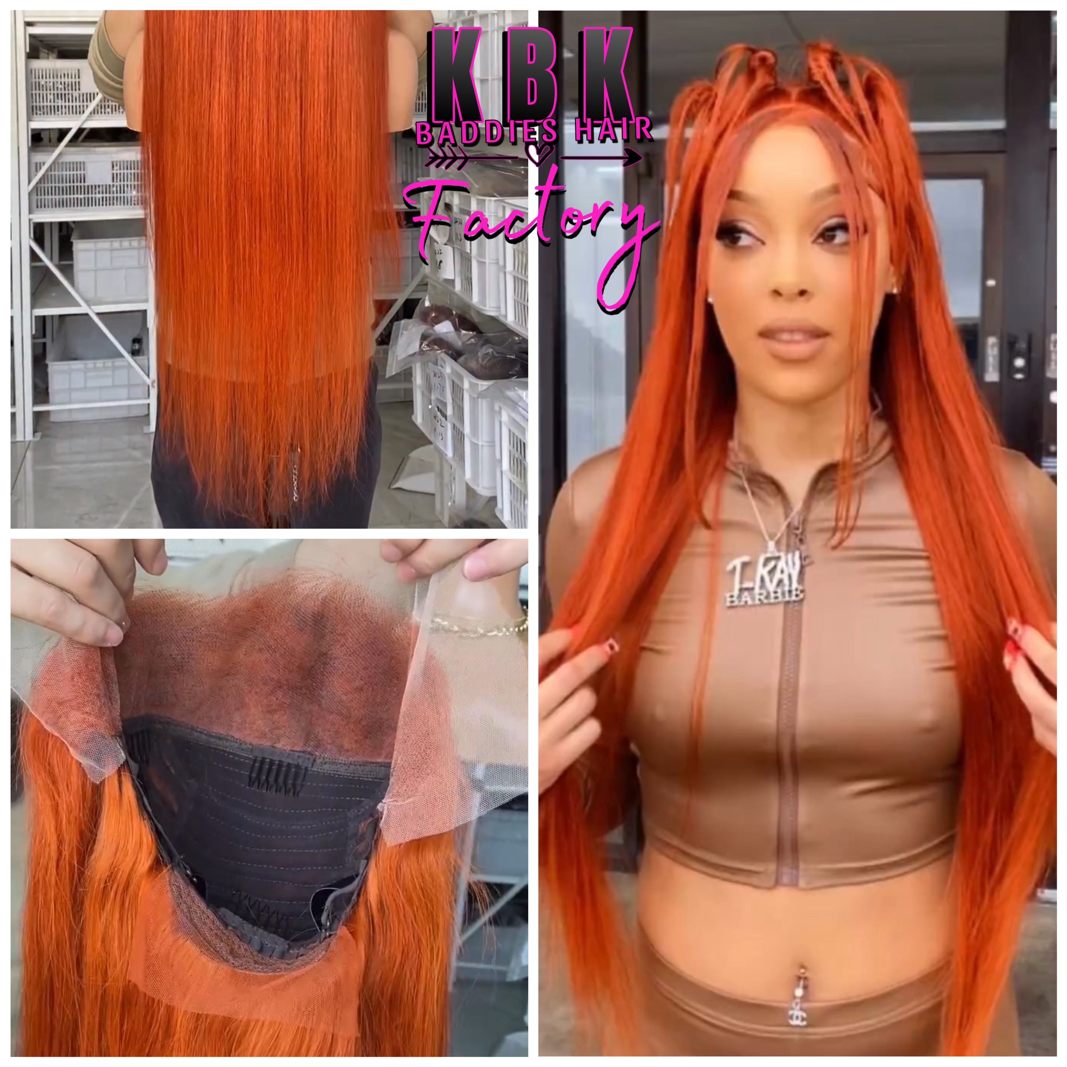 NEW 13x4 Straight “Ginger Hottie” Unit – KBK BADDIES